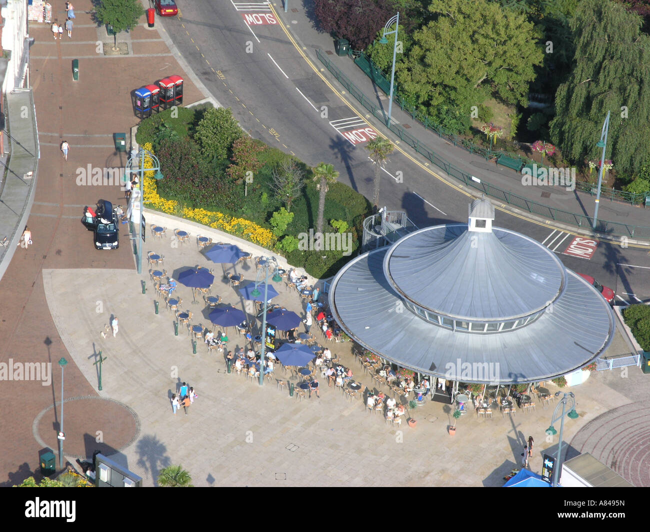 Bournemouth town centre aerial hi-res stock photography and images - Alamy