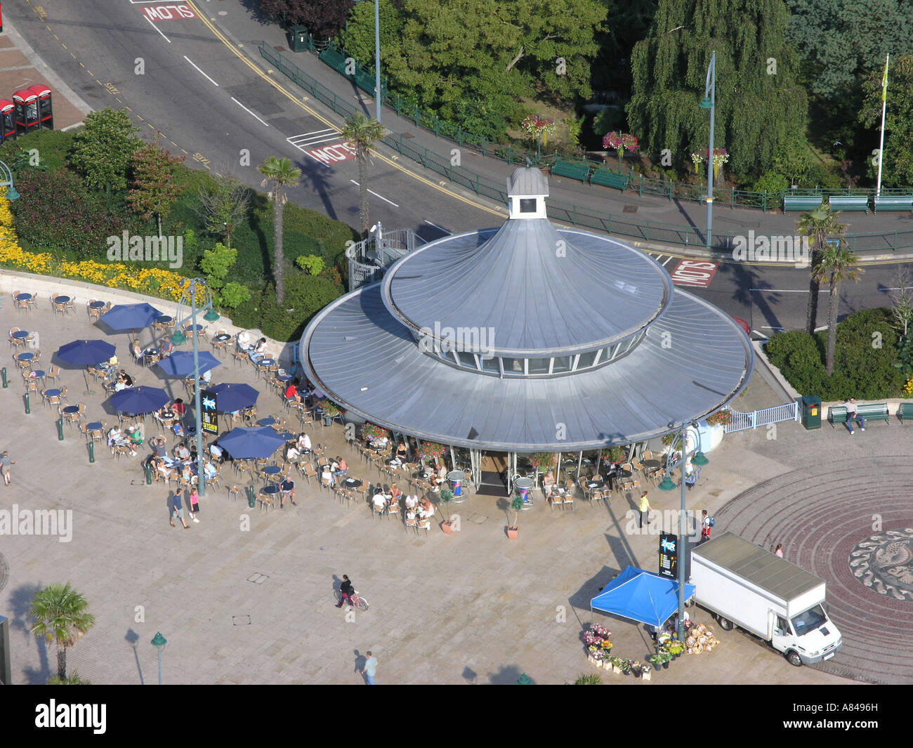 Bournemouth town centre aerial hi-res stock photography and images - Alamy