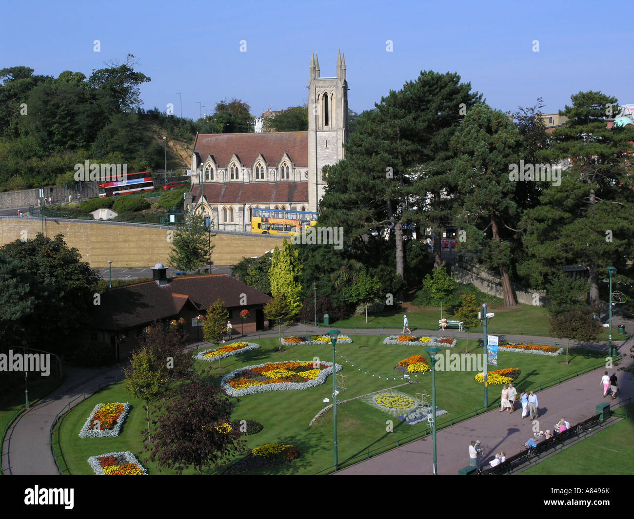 Bournemouth town centre aerial hi-res stock photography and images - Alamy
