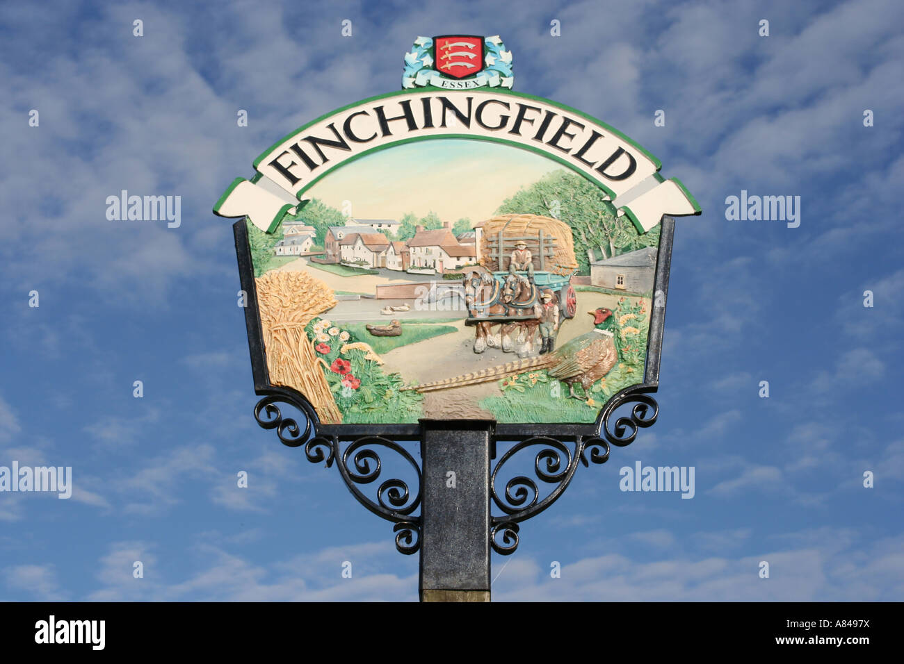 Green sign with ducks hi-res stock photography and images - Alamy