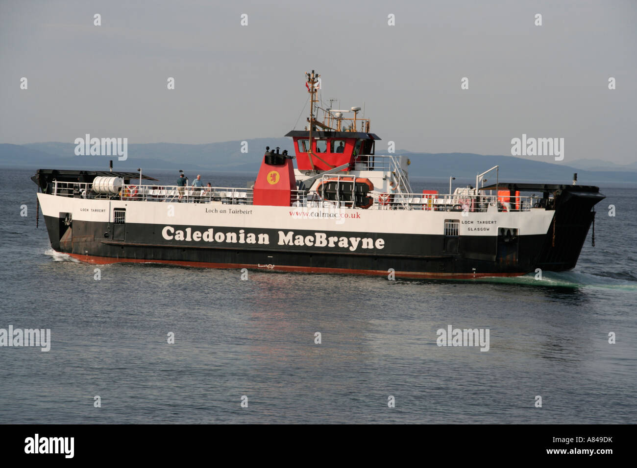 calmac caledonian mac brayne ferry isle of arran scotland uk gb Stock ...