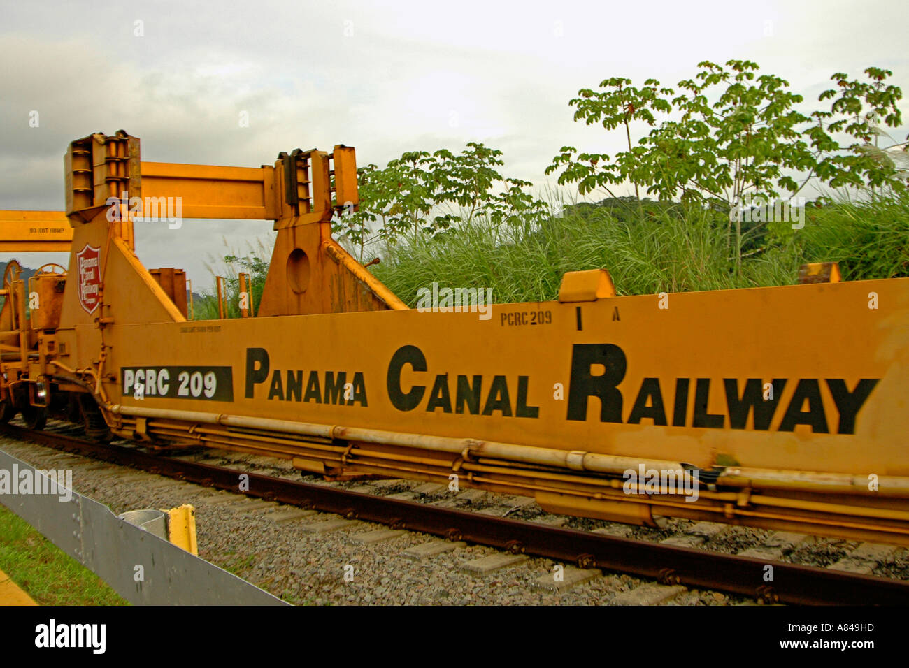 Panama canal railway container hi-res stock photography and images - Alamy