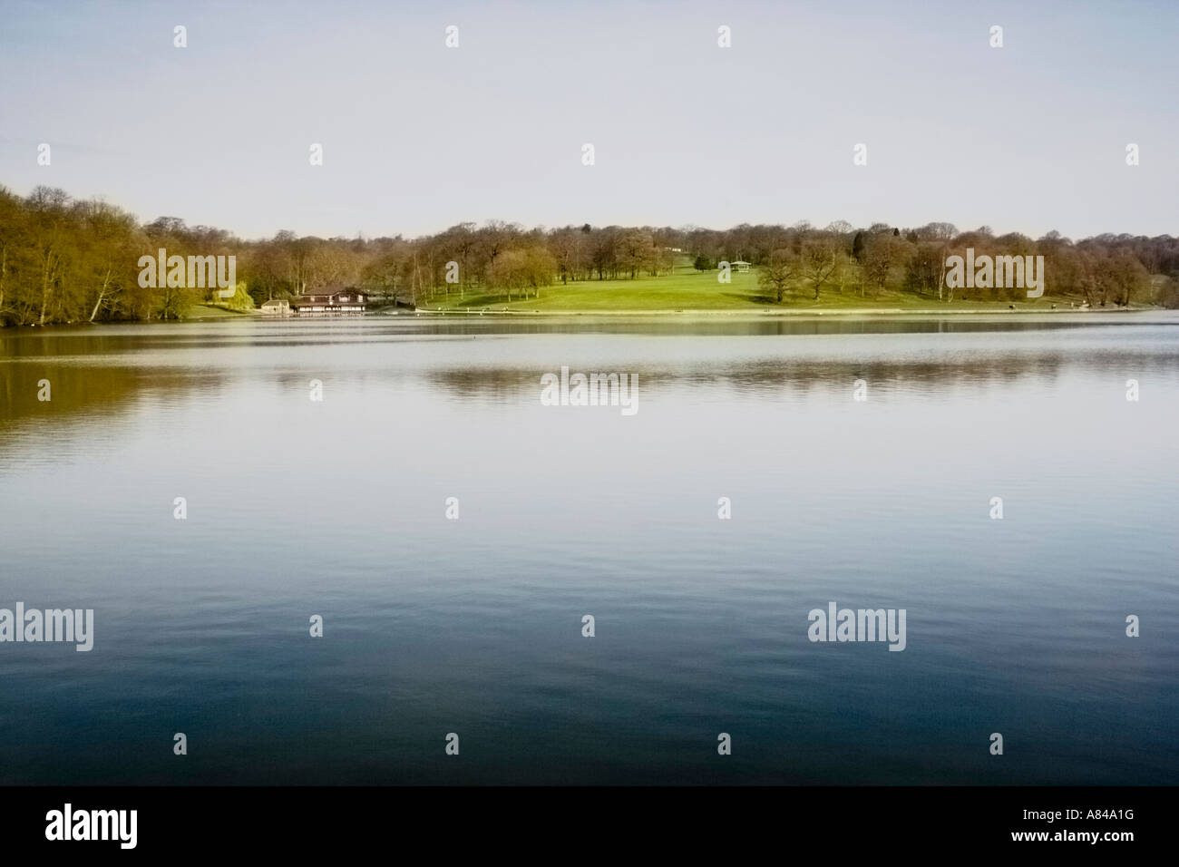 Waterloo Lake, Roundhay Park, Leeds Stock Photo - Alamy