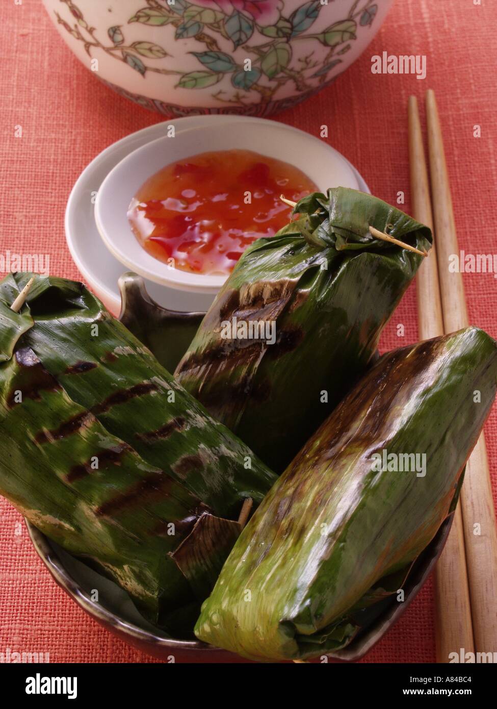 Banana Leaf Parcels High Resolution Stock Photography and Images - Alamy