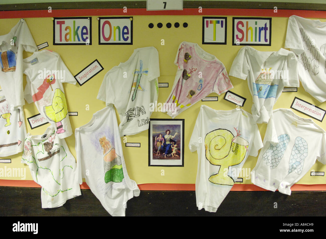 school art display work detail primary school work show illustrate ...