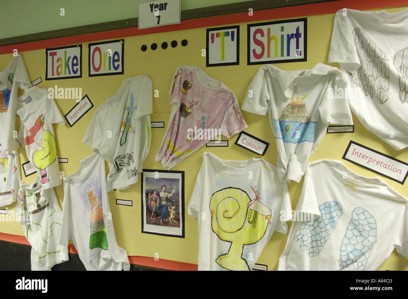 school art display work detail primary school work show illustrate ...