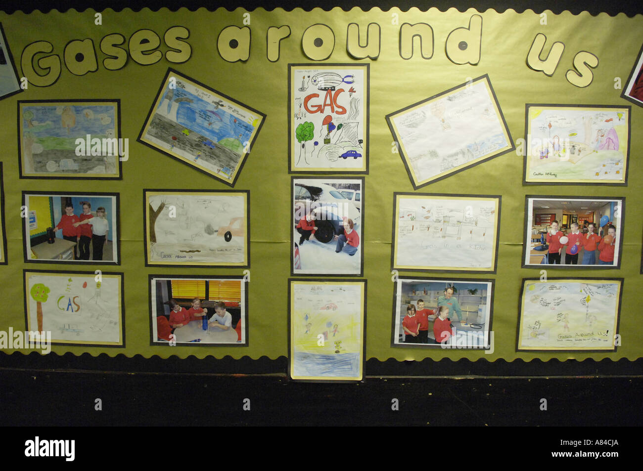 school art display work detail primary school work show illustrate ...