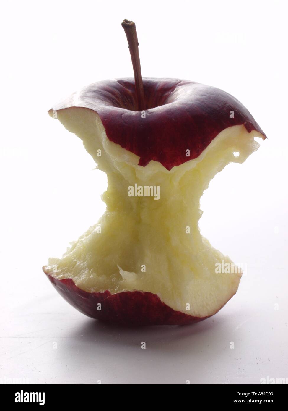 Apple a bite taken Stock Photo - Alamy