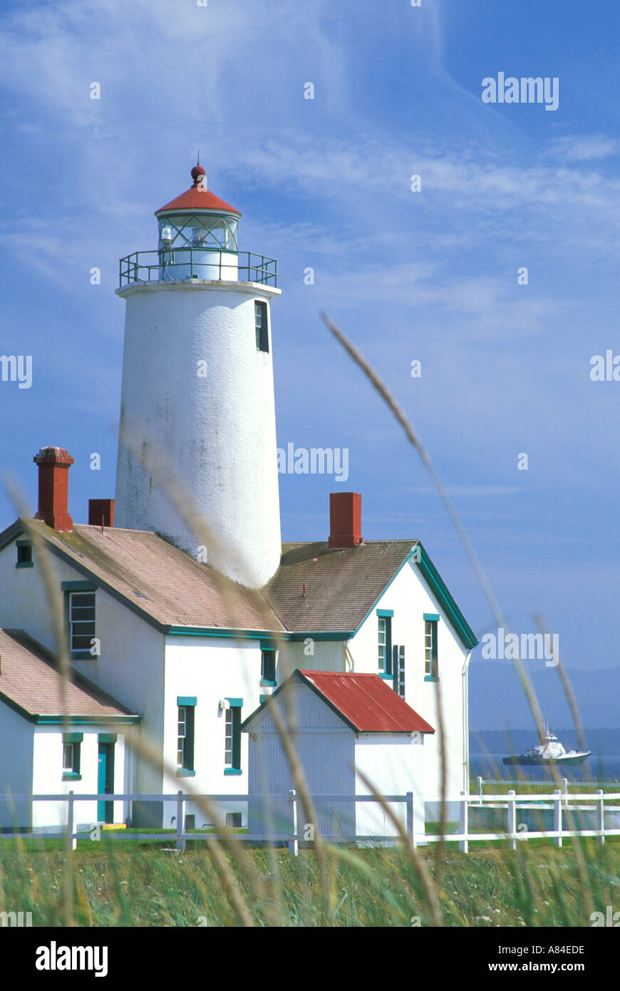 Dungeness Spit Lighthouse High Resolution Stock Photography and Images ...