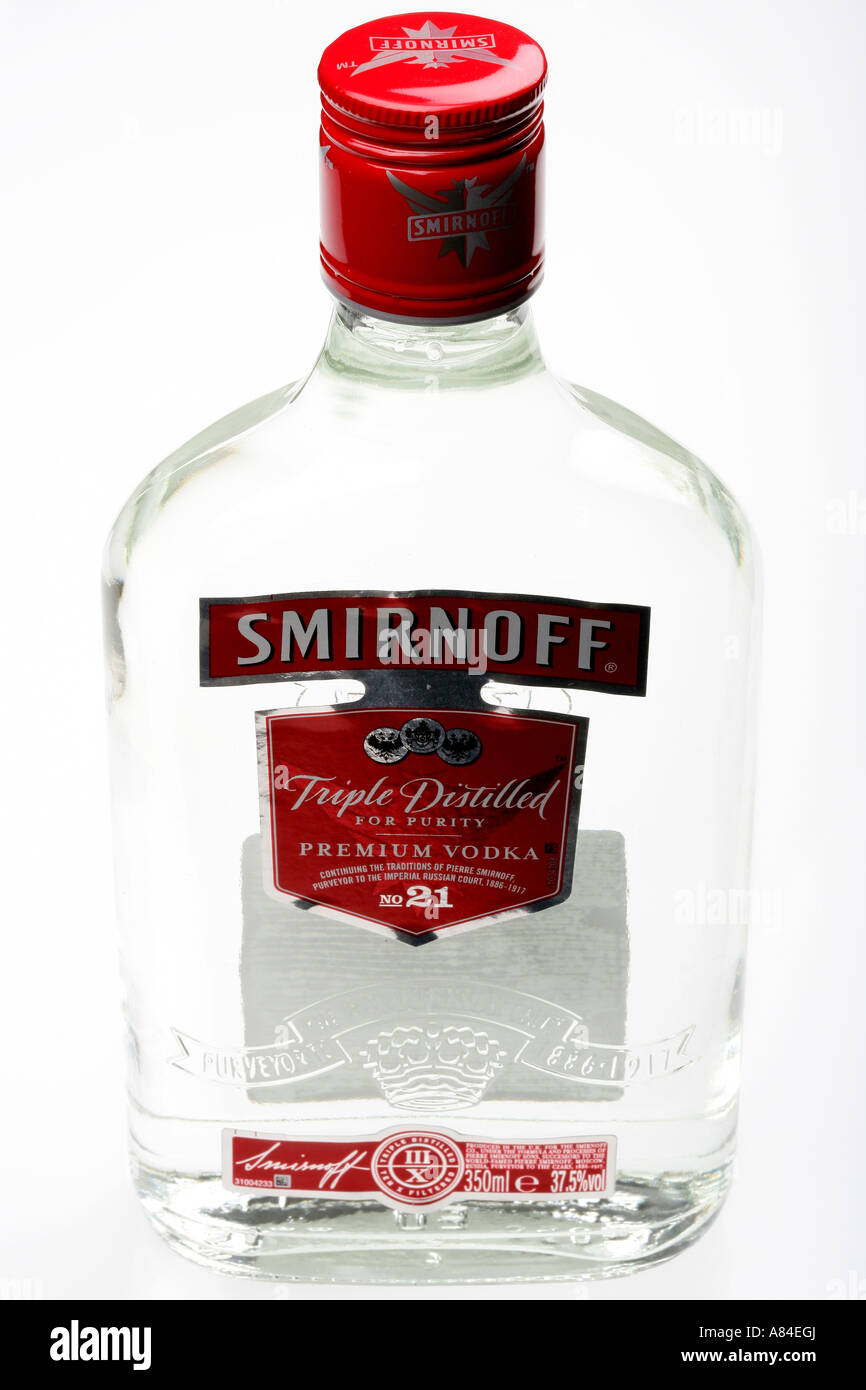 Bottle of Vodka Stock Photo - Alamy