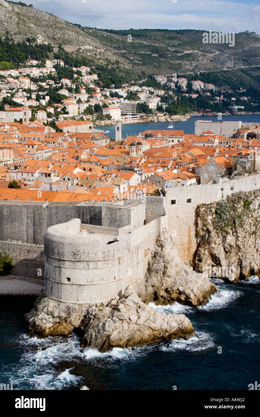 Bokar Fortress and Old Town, Dubrovnik Croatia Stock Photo - Alamy