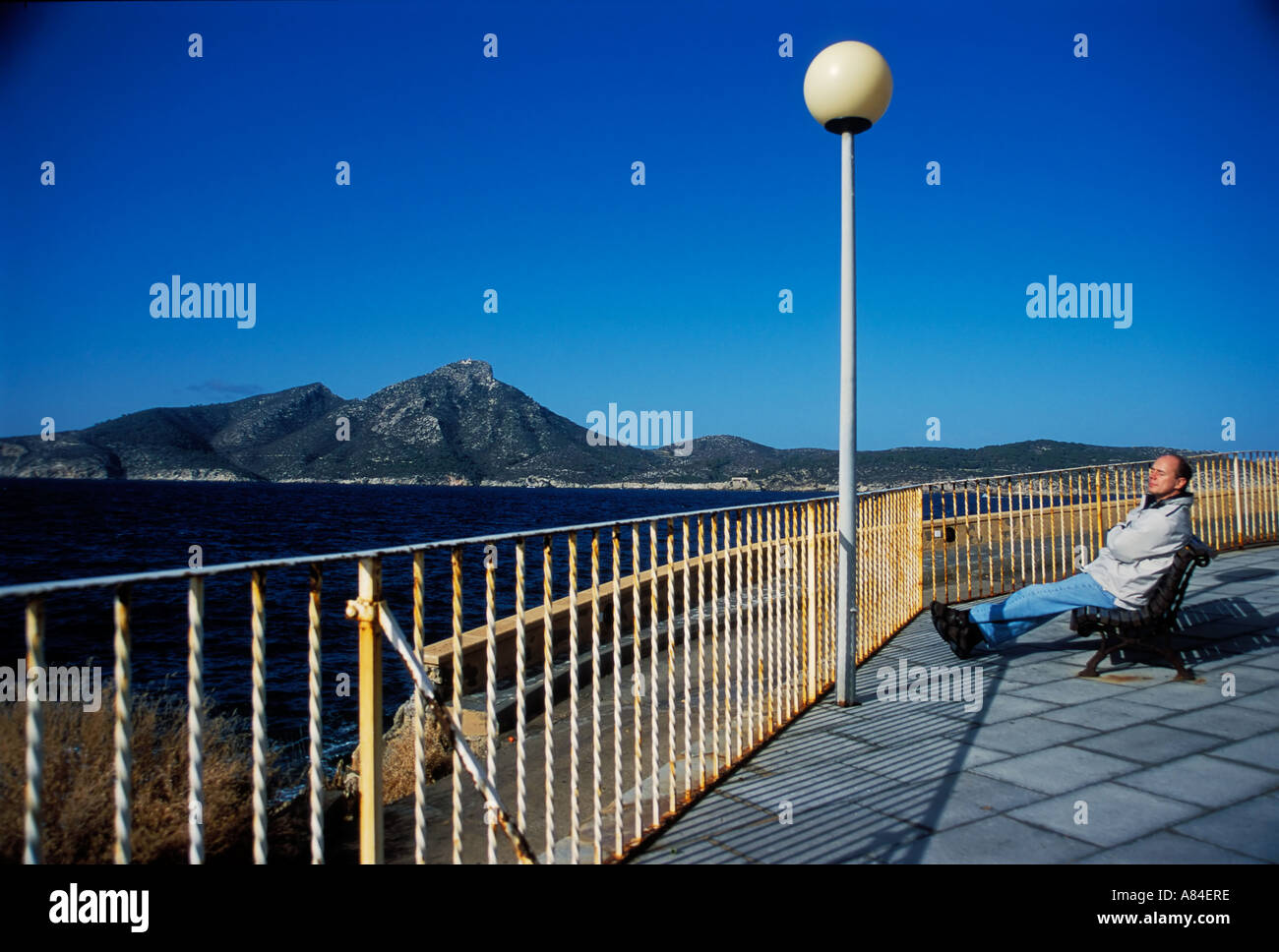 Basking in the winter sun hi-res stock photography and images - Alamy