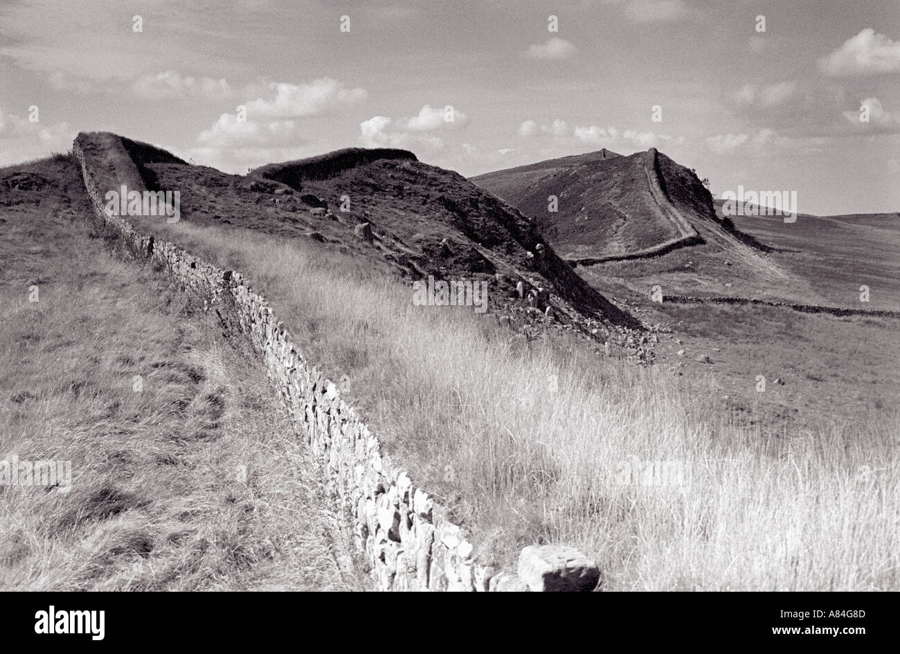 Remains hadrian s wall hi-res stock photography and images - Alamy