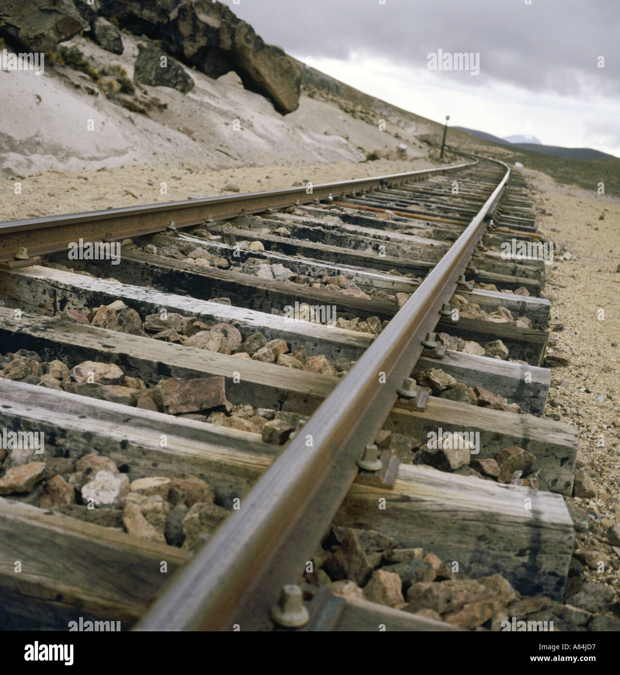 Peruvian sleepers rail rails hi-res stock photography and images - Alamy
