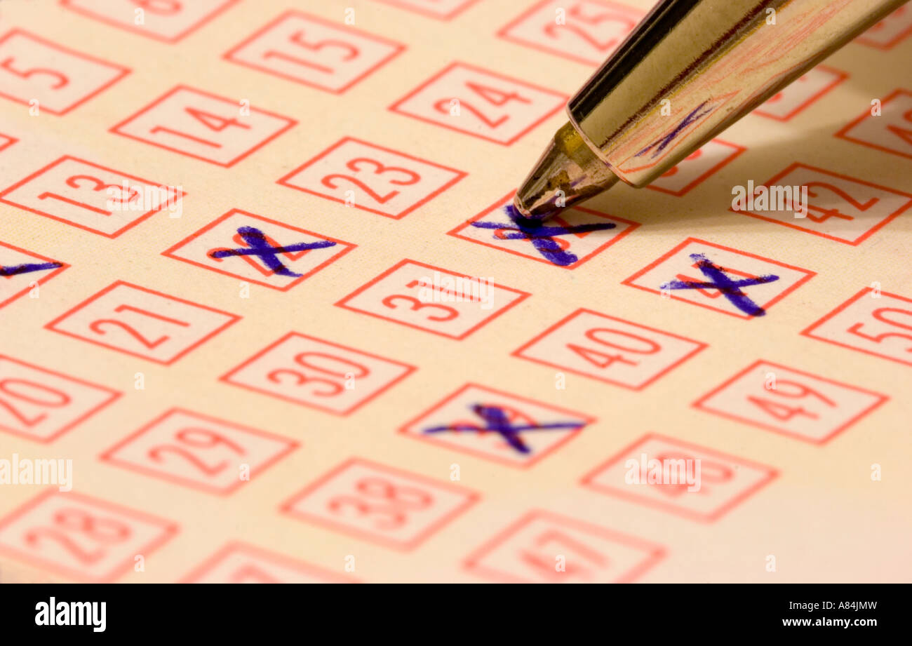 Playing lottery ticket hi-res stock photography and images - Alamy