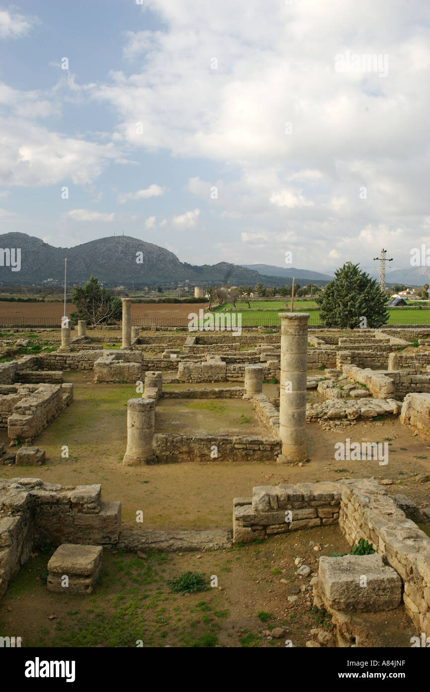 Roman Forum, Pollentia, Mallorca Stock Photo - Alamy