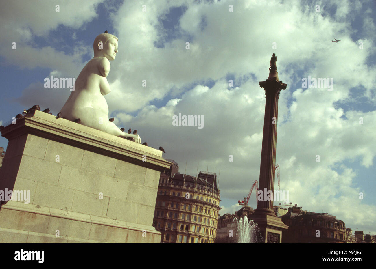 Alison lapper sculpture in trafalgar hi-res stock photography and ...