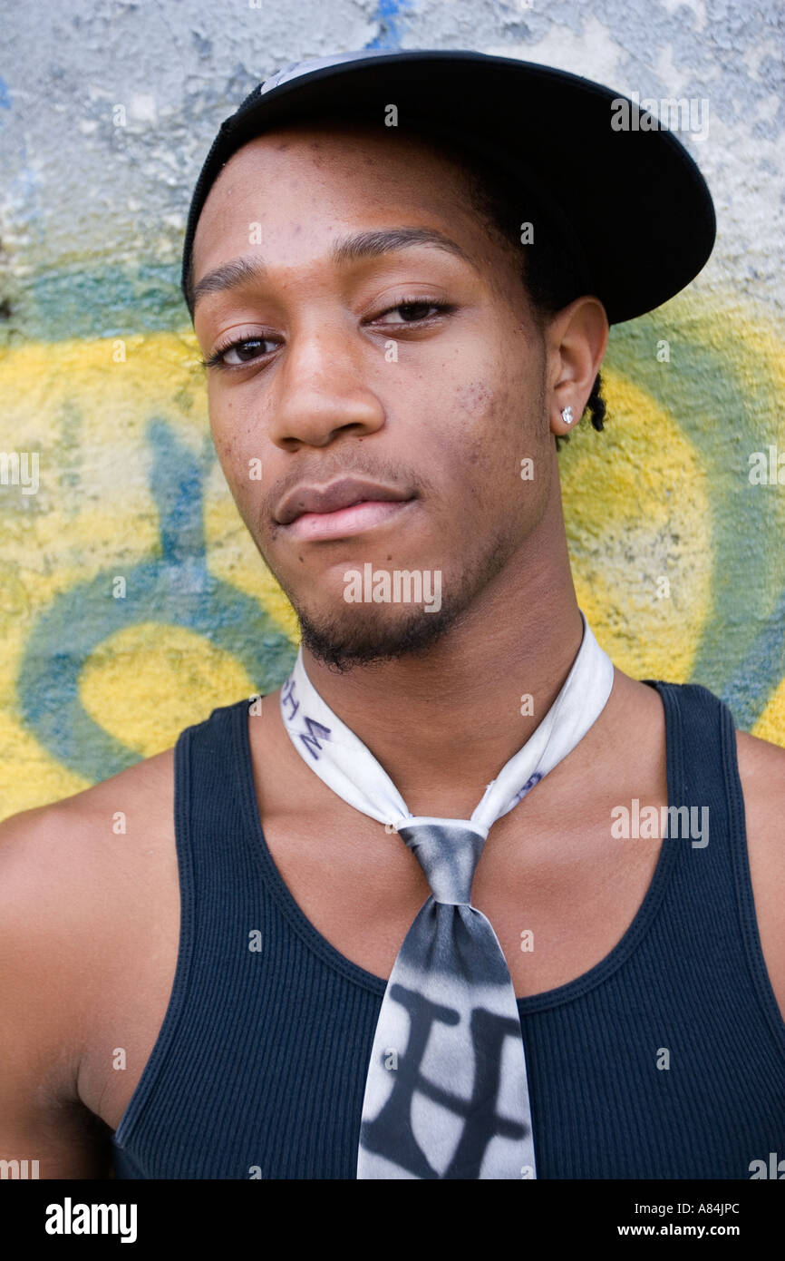 African american male teen portrait hi-res stock photography and images ...