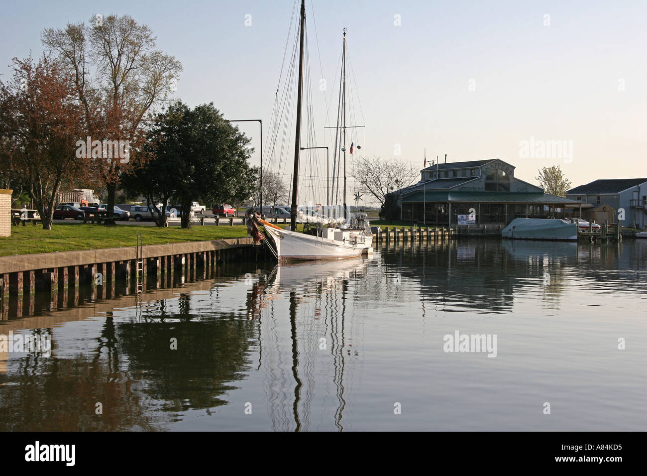 A Chesapeake Bay Skipjack in Cambridge MD Stock Photo - Alamy