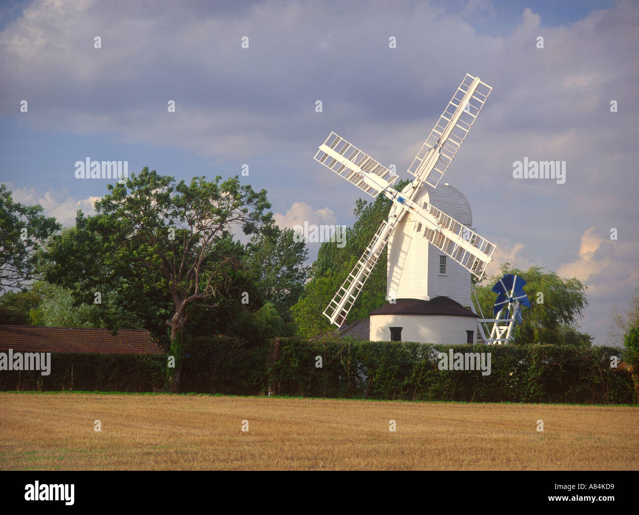 Saxtead Green Windmill near Framlingham Suffolk England UK Stock Photo ...