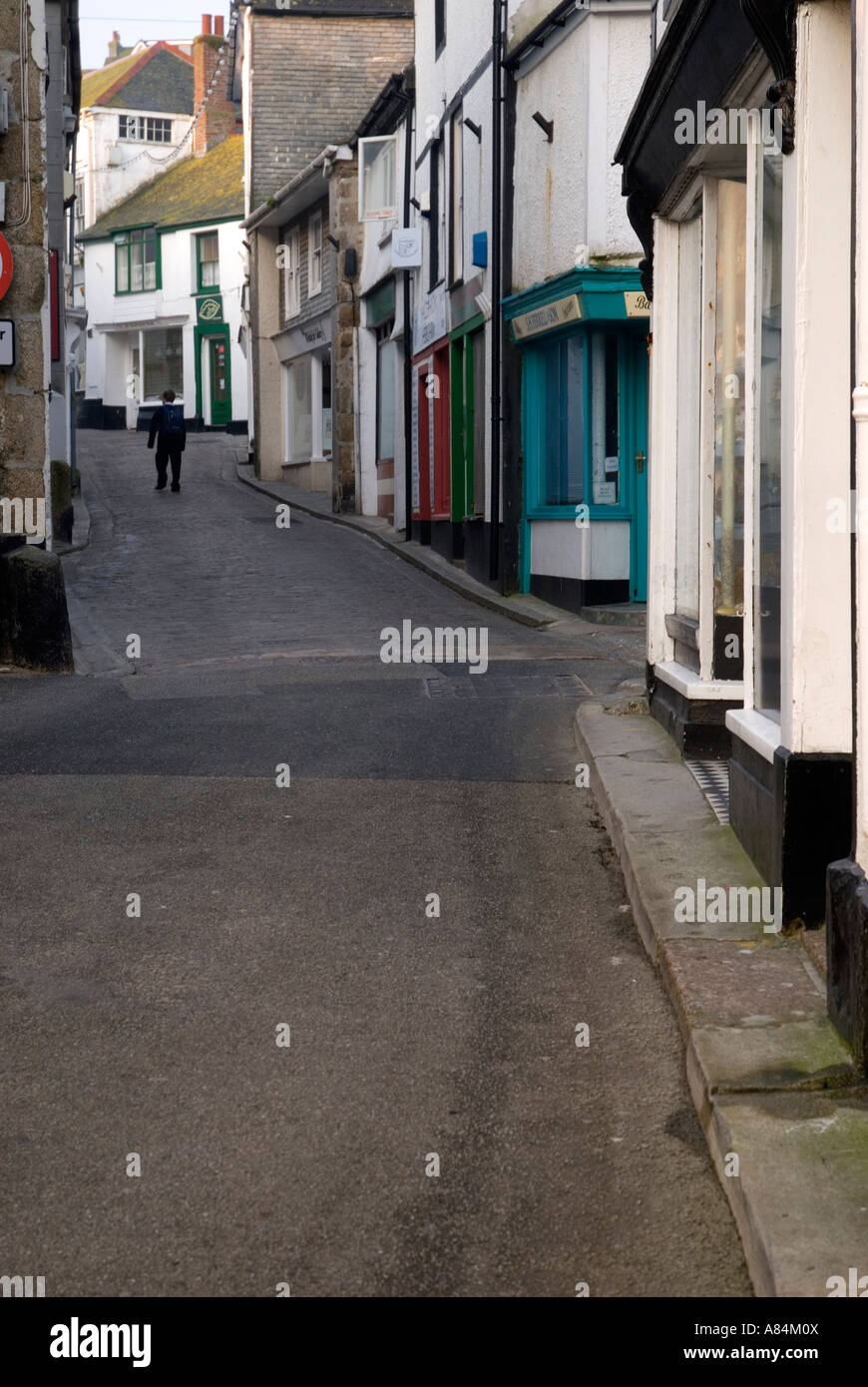 Fore Street St Ives Cornwall England Stock Photo - Alamy