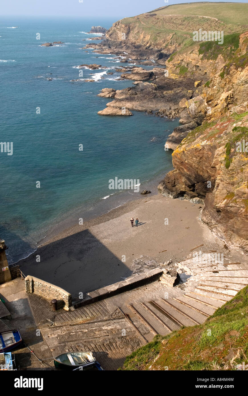Polpeor Lifeboat Station The Lizard Cornwall England Stock Photo - Alamy