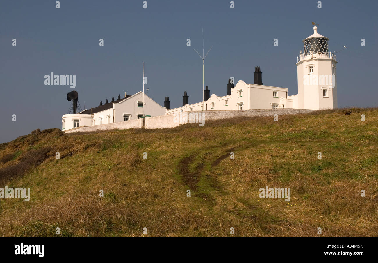 The Lizard Lighthouse Cornwall England Stock Photo - Alamy