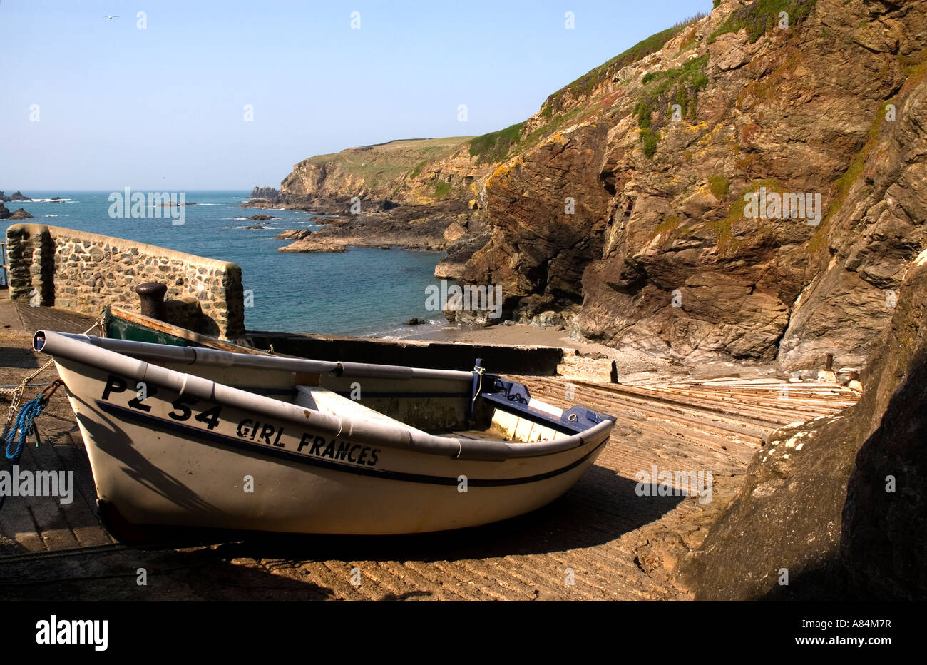 Polpeor Lifeboat Station The Lizard Cornwall England Stock Photo - Alamy