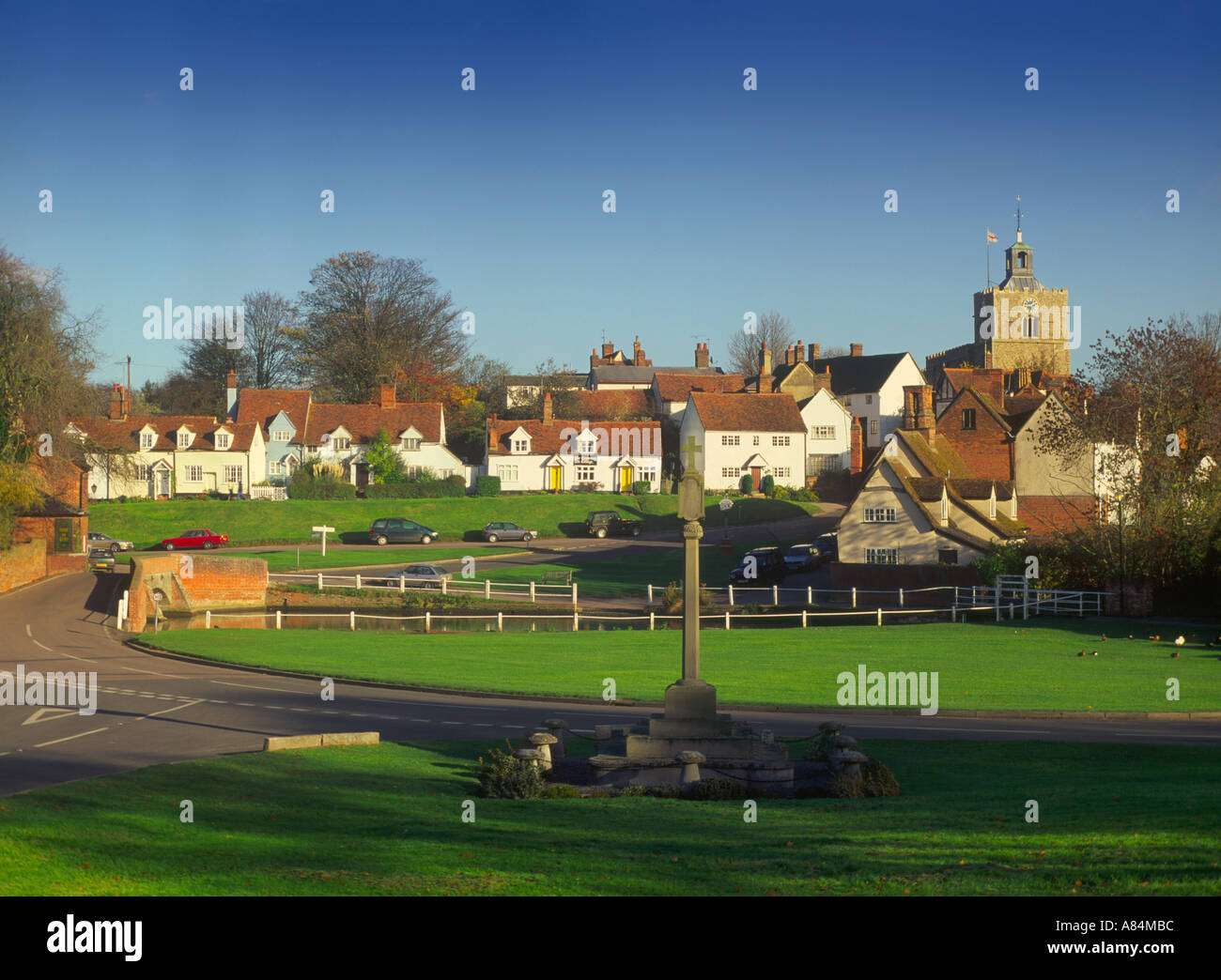 The village of Finchingfield in Essex England UK Stock Photo - Alamy