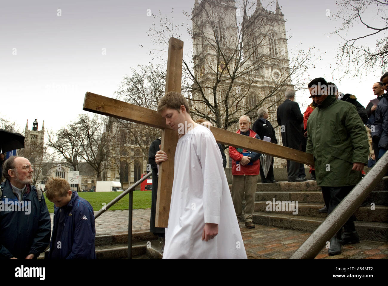 Easter good friday procession london hi-res stock photography and ...