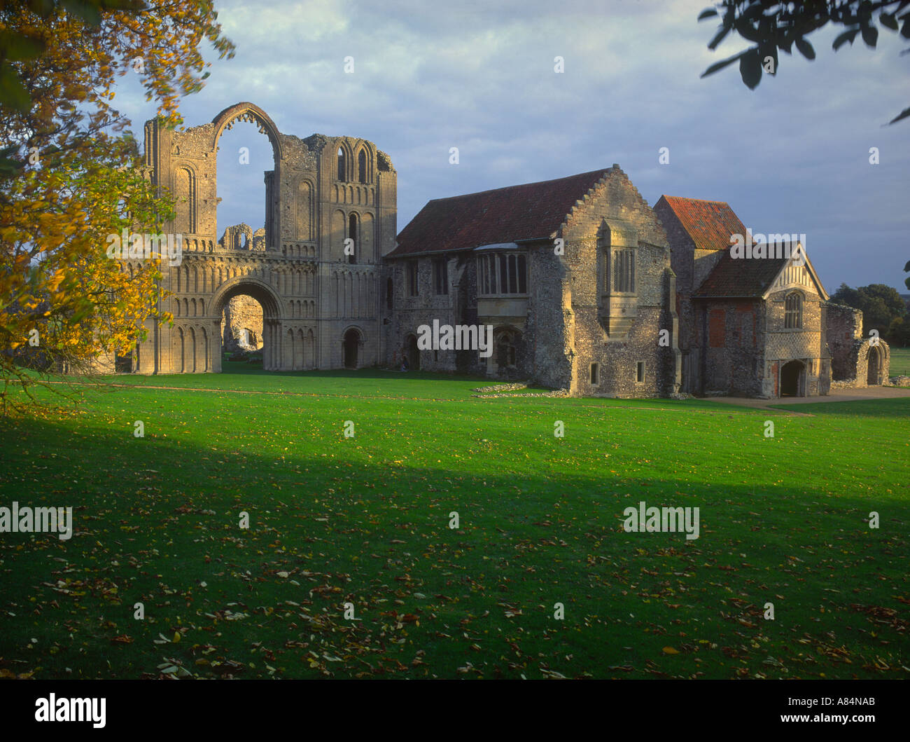 Ruins of Castle Acre Priory Norfolk England UK Stock Photo - Alamy
