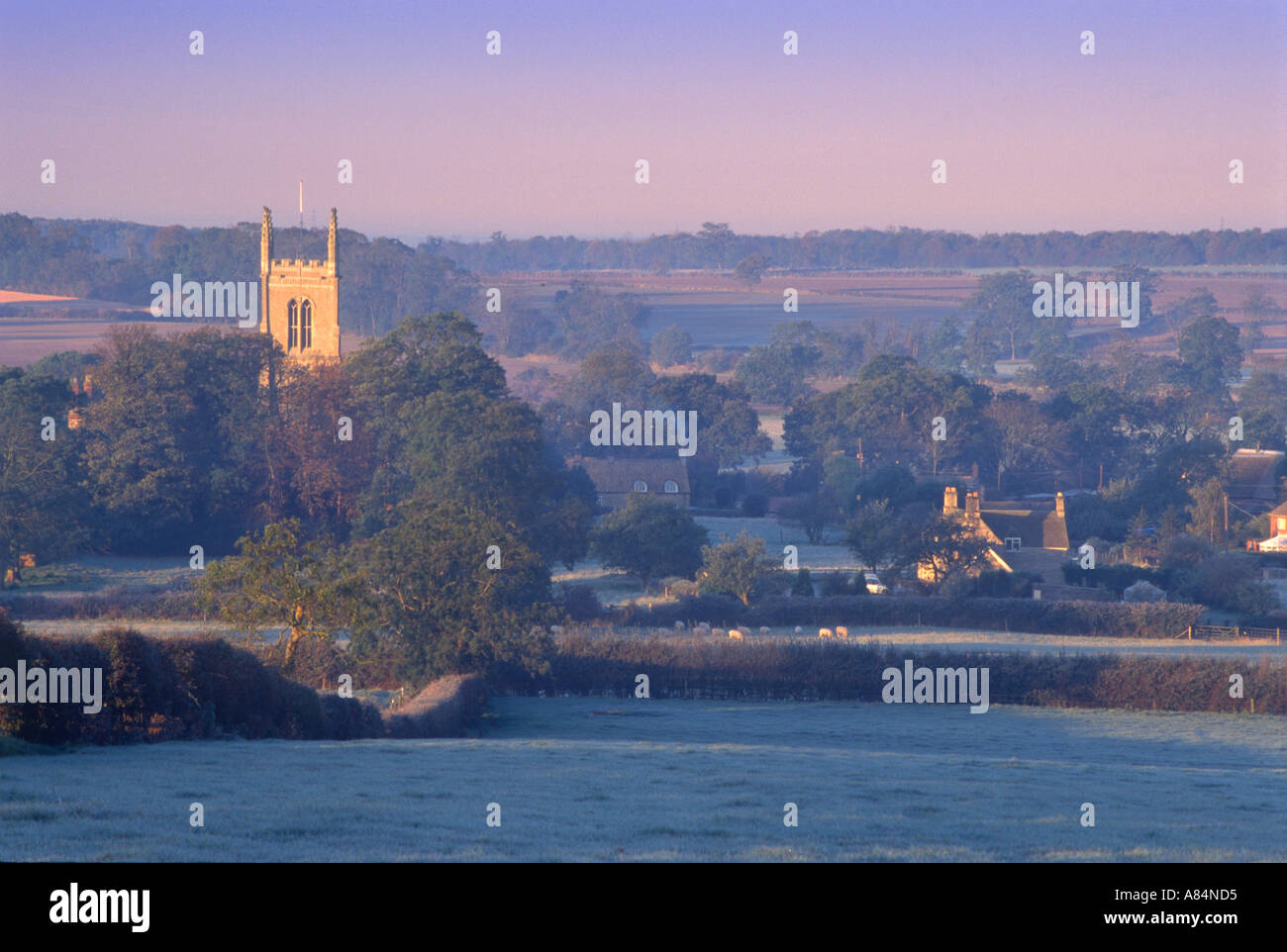 The village of Edenham near Bourne in Lincolnshire England UK Stock ...