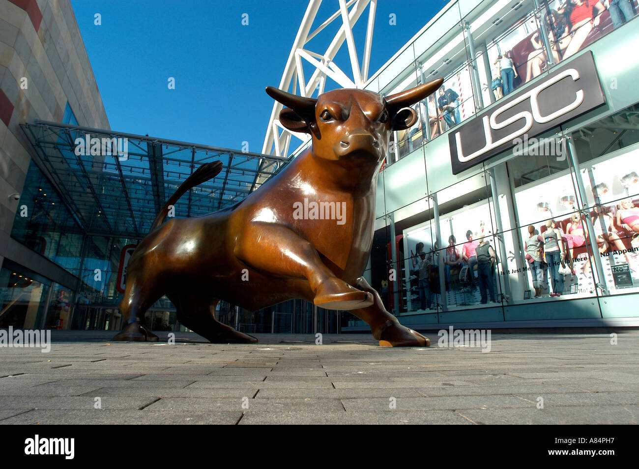 The Bullring Bull Birmingham UK Bullring Shopping Centre Stock Photo ...
