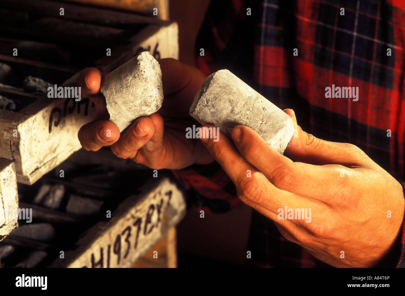 Geologist mine sample hi-res stock photography and images - Alamy