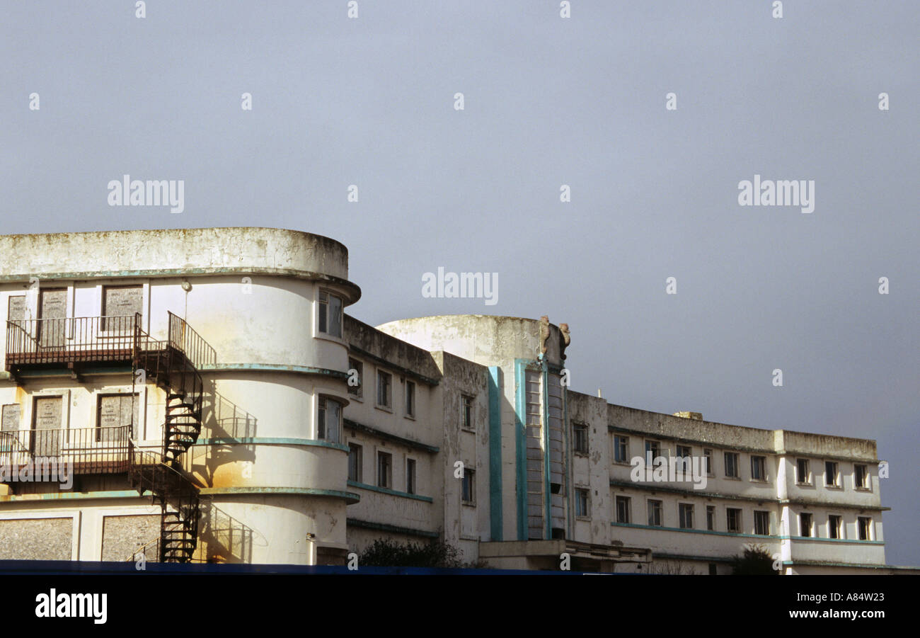 Derelict Midland Hotel Morecambe Lancashire before restoration work has ...