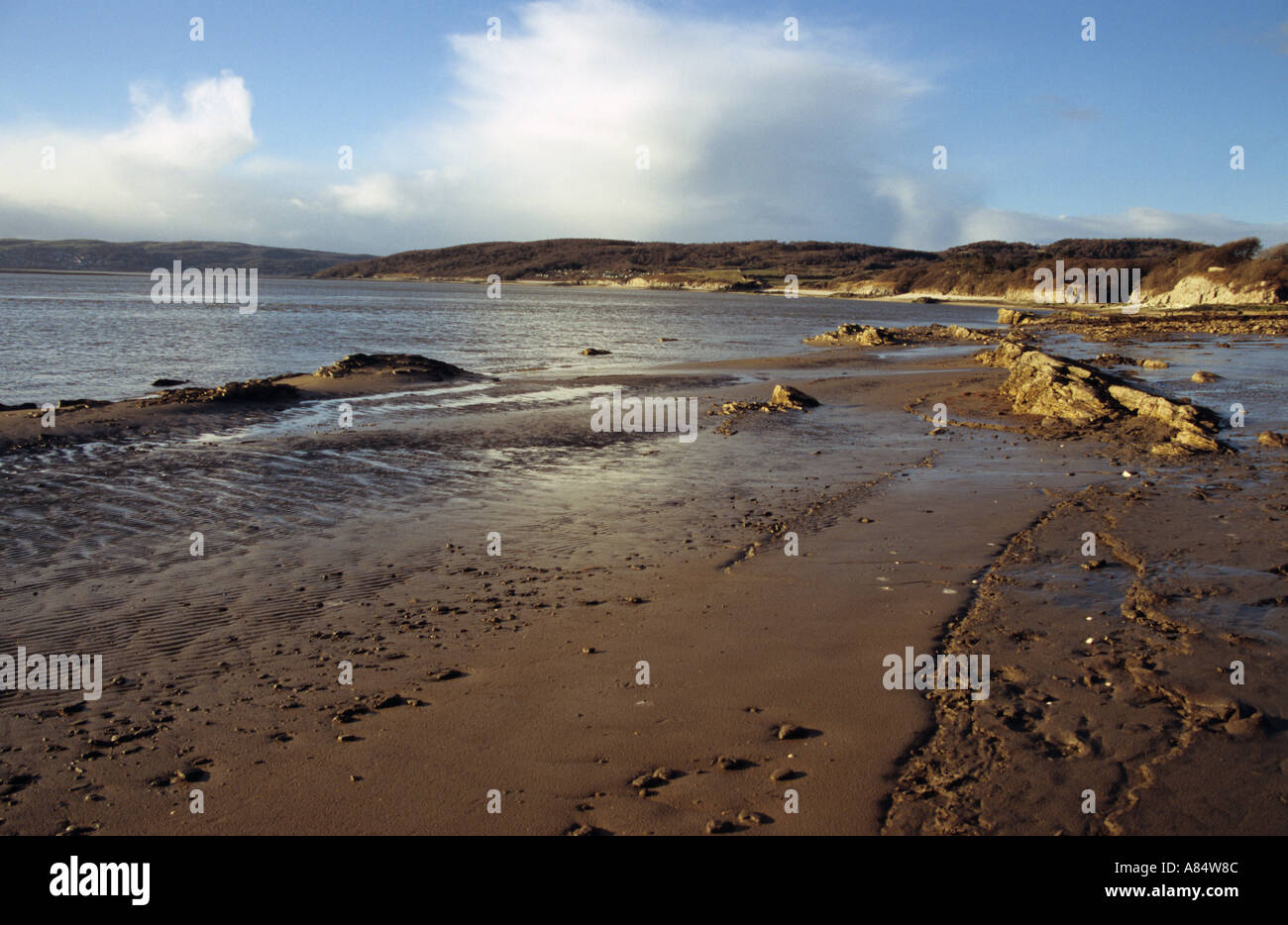 Morecambe Bay at Silverdale in Lancashire Stock Photo - Alamy