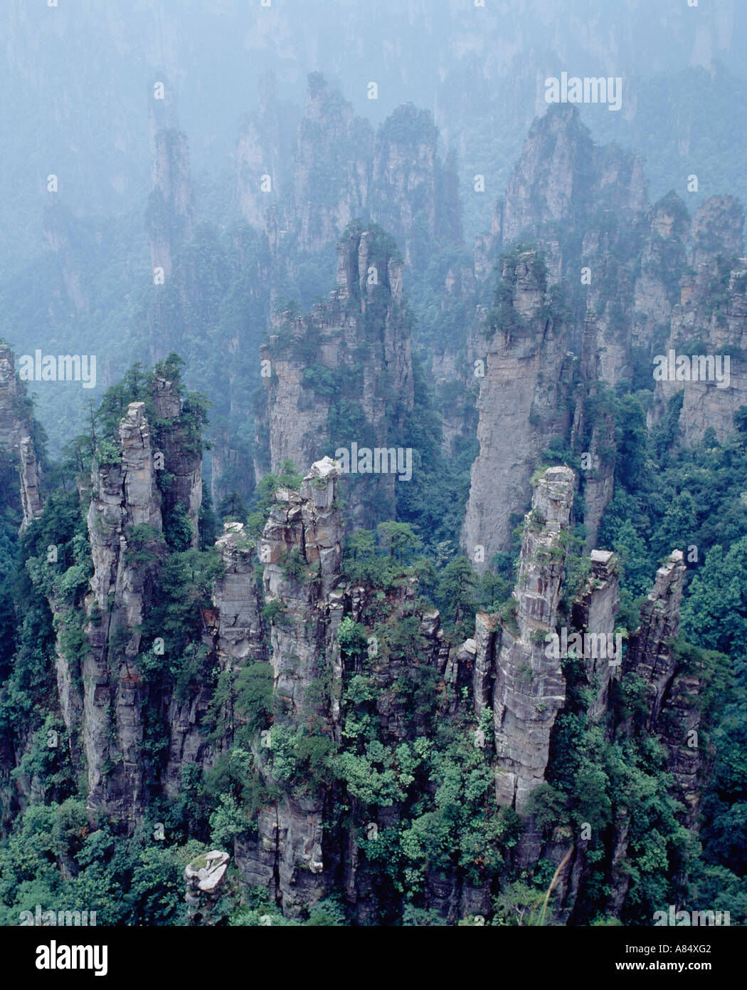 China. Zhangjiajie National Forest Park. Hunan Province. Wuling ...