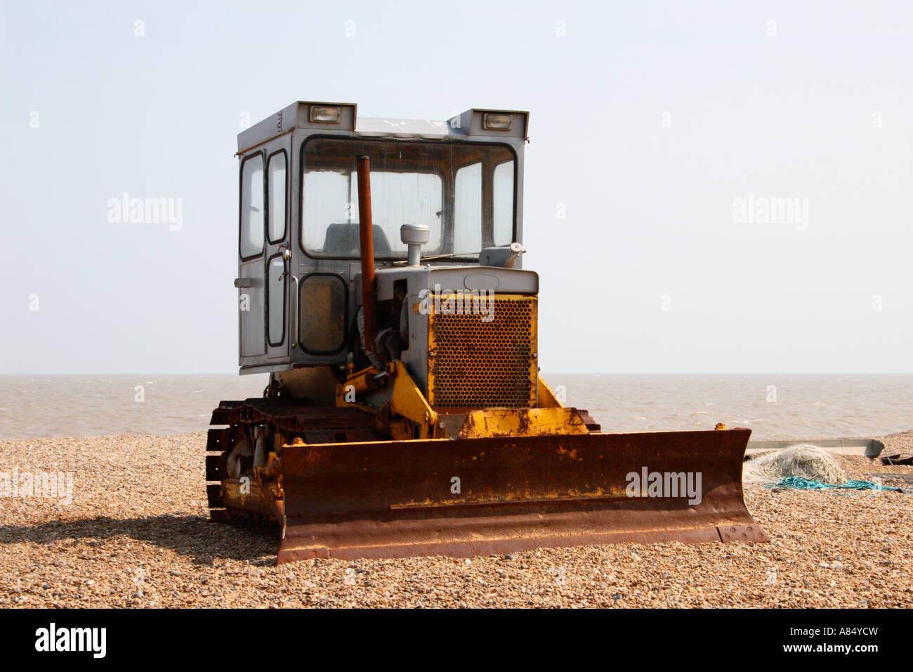 Caterpillar beach bulldozer hi-res stock photography and images - Alamy