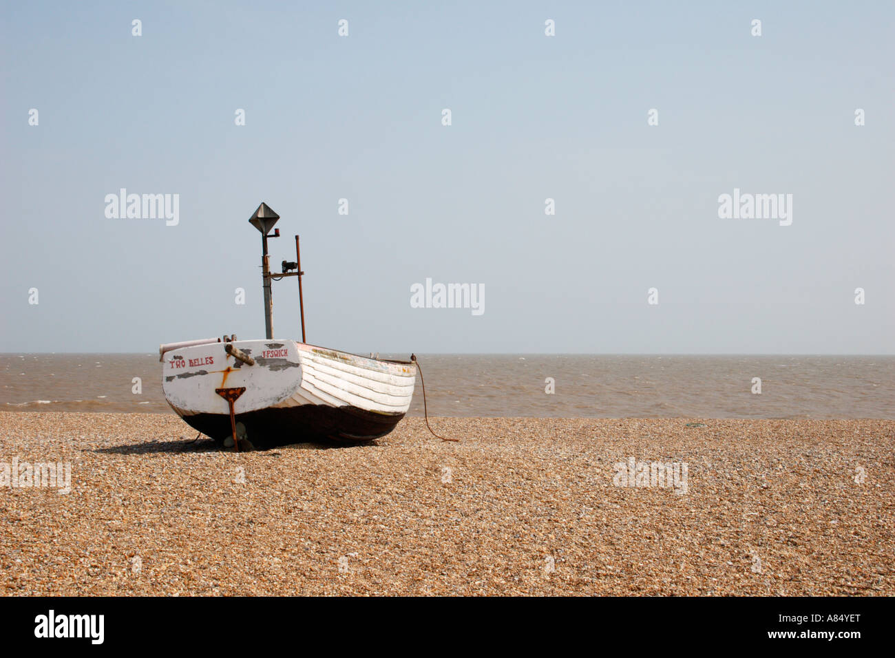 A traditional East Coast fishing boat, England Stock Photo - Alamy