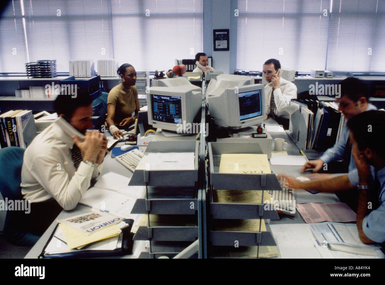 Office 1990s hi-res stock photography and images - Alamy