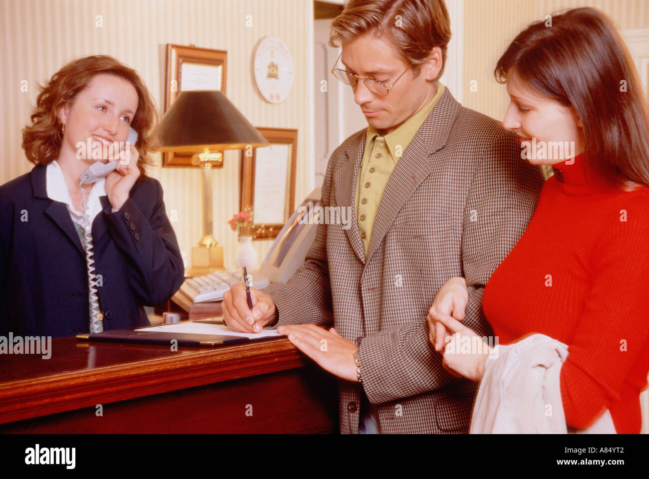 Hotel reception hi-res stock photography and images - Alamy