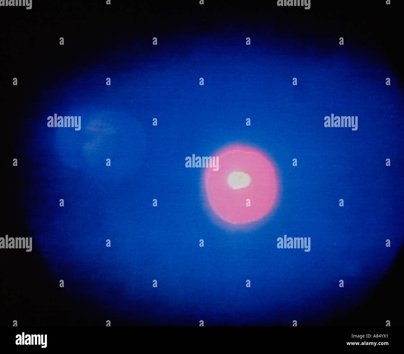 USA. Hawaii. Defense research low energy laser experiment. Laser beam ...