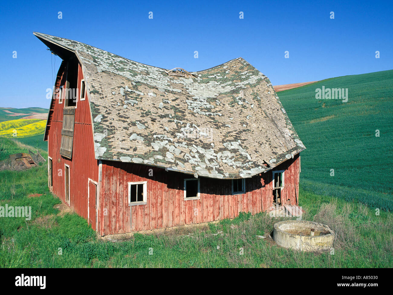 Palouse farms barns hi-res stock photography and images - Alamy