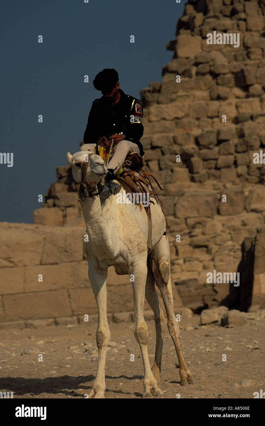 Egypt pyramids giza tourist police hi-res stock photography and images ...