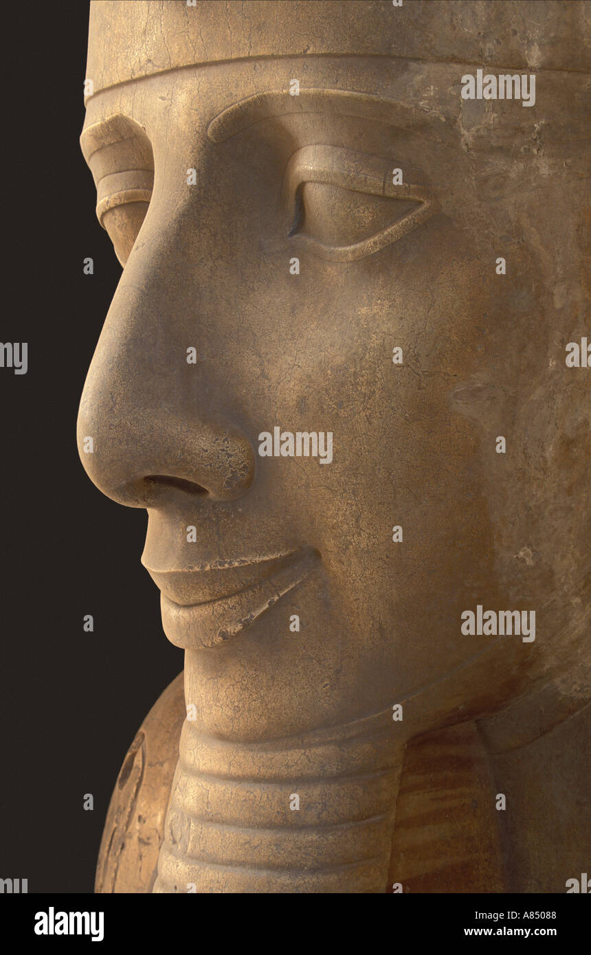 Face Detail Ramesses Statue Stock Photo - Alamy