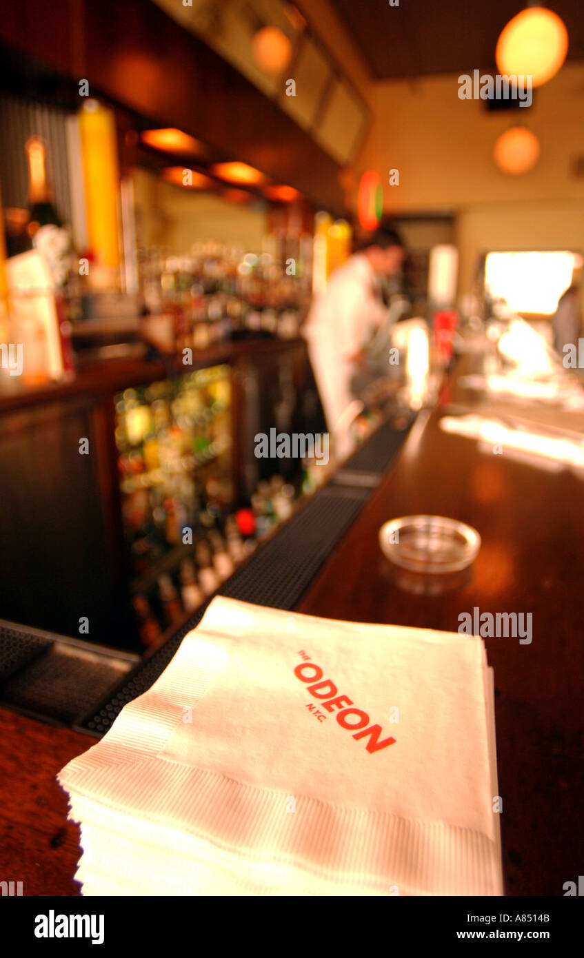 Odeon Restaurant, Downtown Manhattan Stock Photo - Alamy
