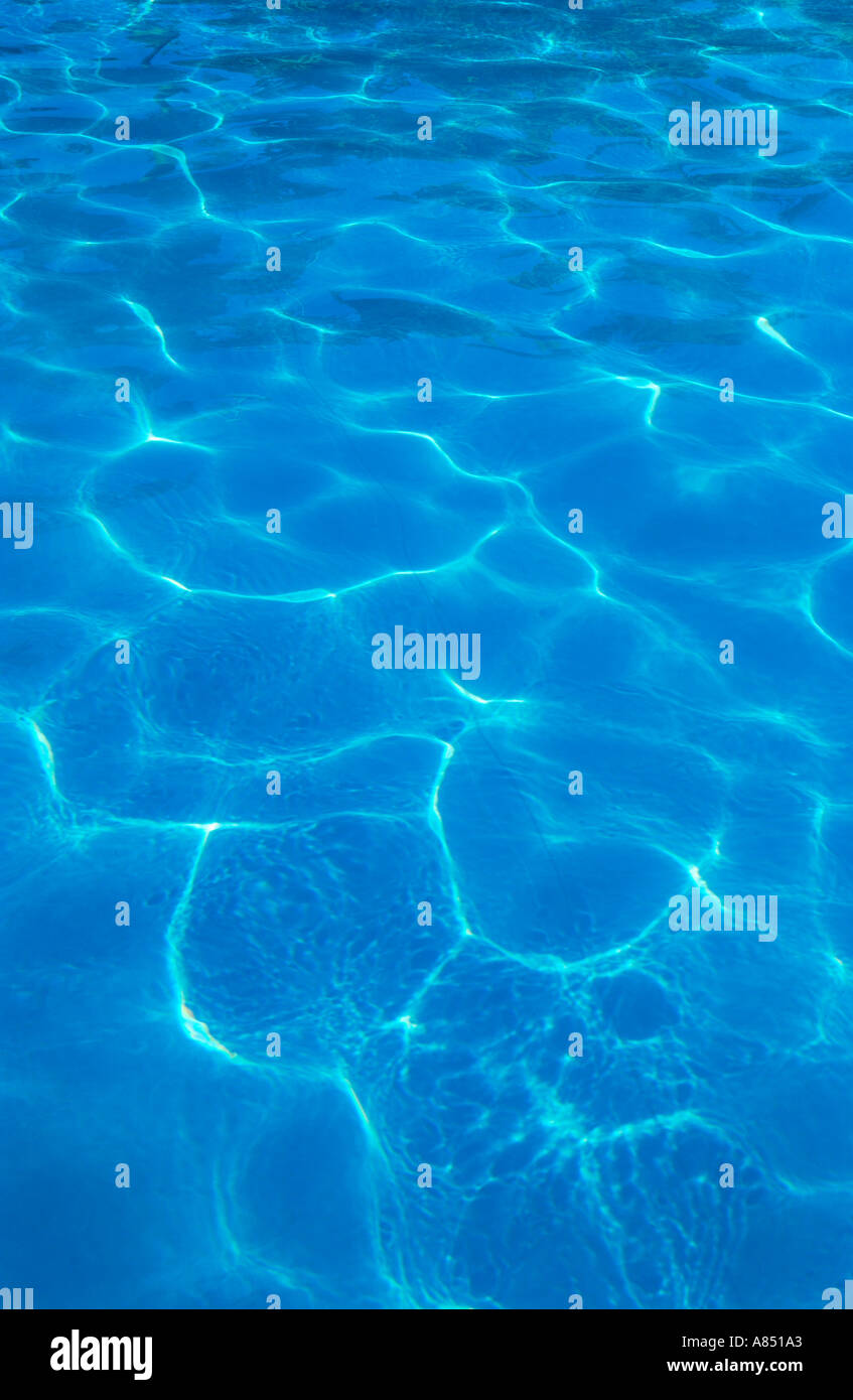 Reflective Pattern On Water Surface Stock Photo - Alamy