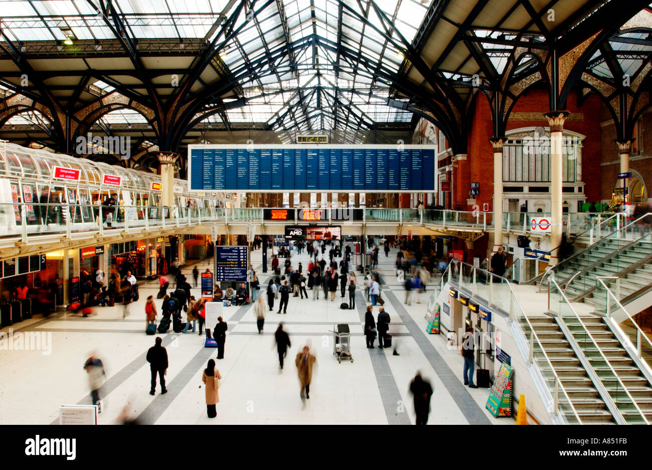 Liverpool Street Station, Interior Stock Photo - Alamy