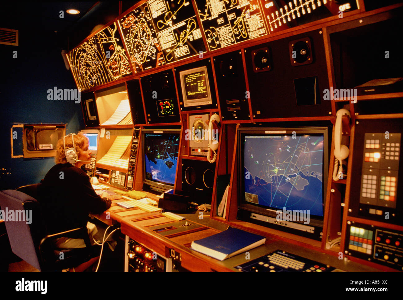 Air Traffic Control Radar Room