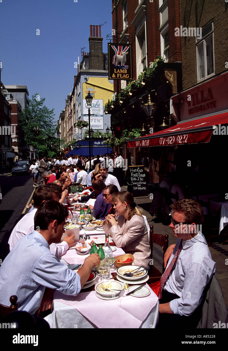Outdoor eating soho hi-res stock photography and images - Alamy